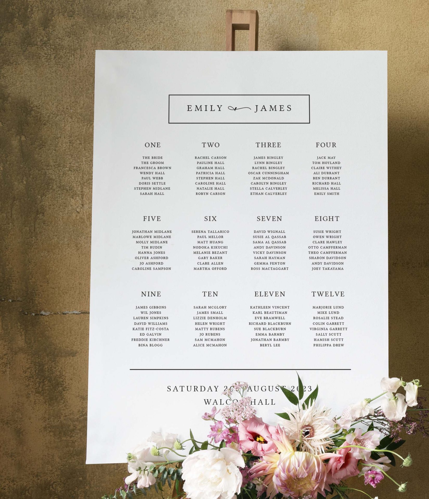 Wedding Table plans - With Love Wedding Stationery
